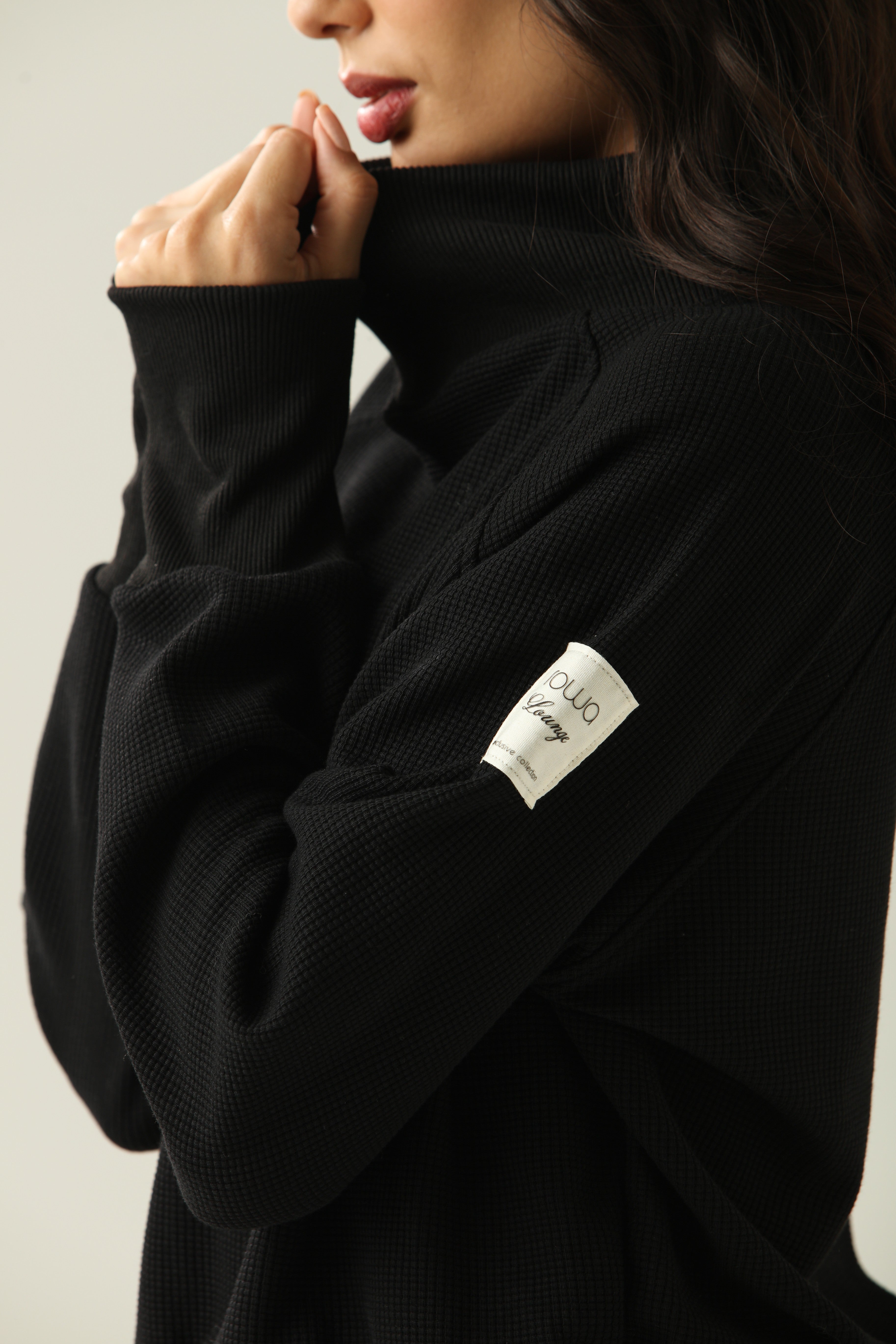 Blusa de Moletom Rowa Lounge Daily - Preto – ROWA STORE