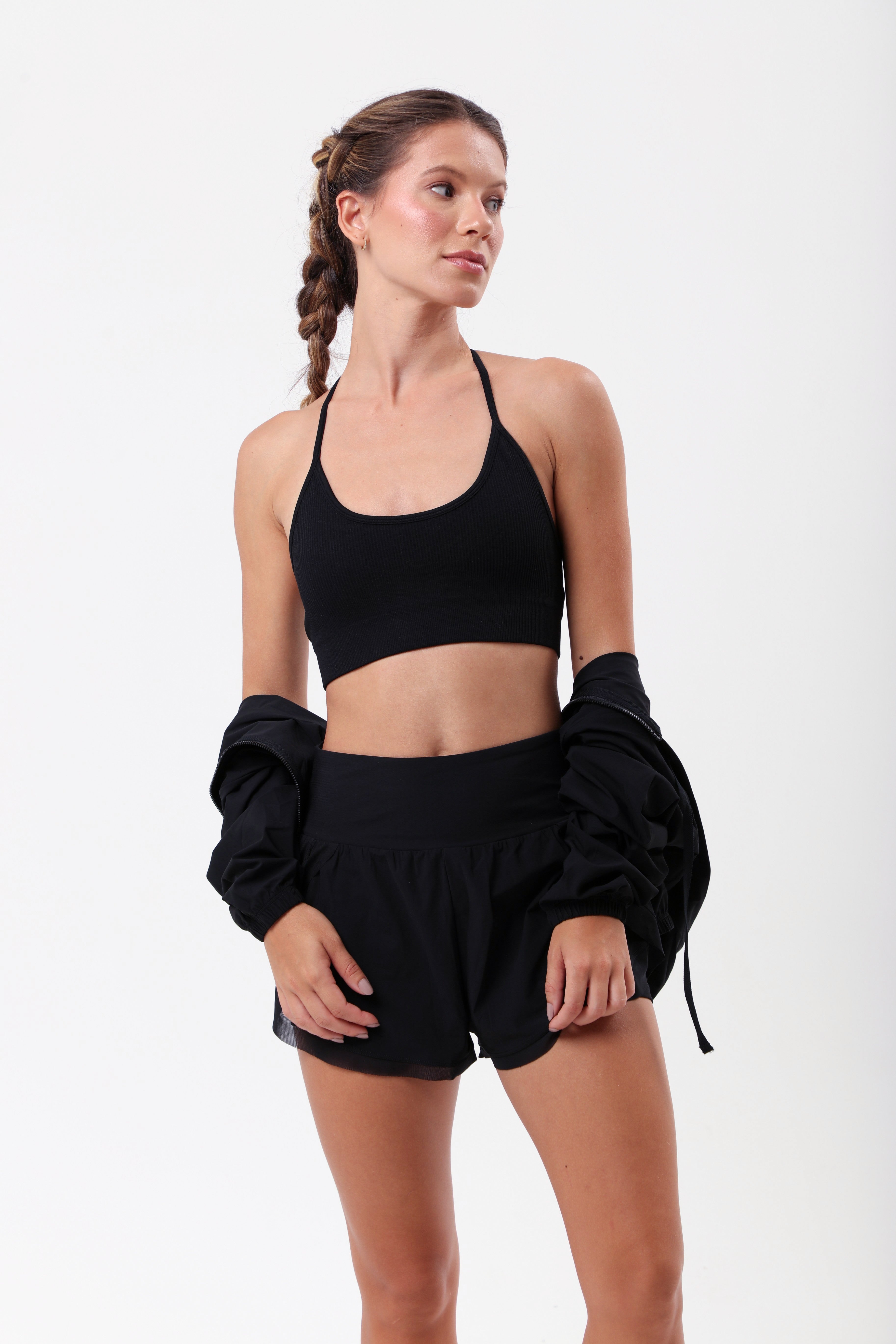 Shorts High Rowa - Preto – ROWA STORE